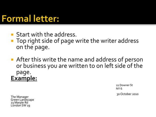 formal and informal letter | PPTX