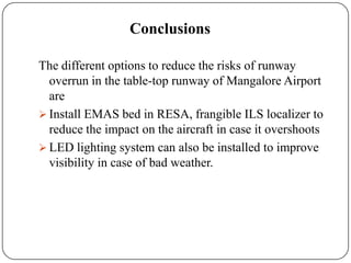 SAFETY MEASURES FOR TABLE-TOP RUNWAY OF MANGALORE AIRPORT | PPTX
