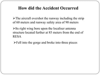SAFETY MEASURES FOR TABLE-TOP RUNWAY OF MANGALORE AIRPORT | PPTX