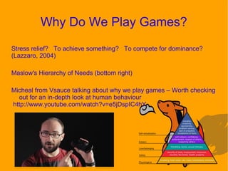 Social, Cultural, and Future Effects of Video Games and Virtual Worlds ...