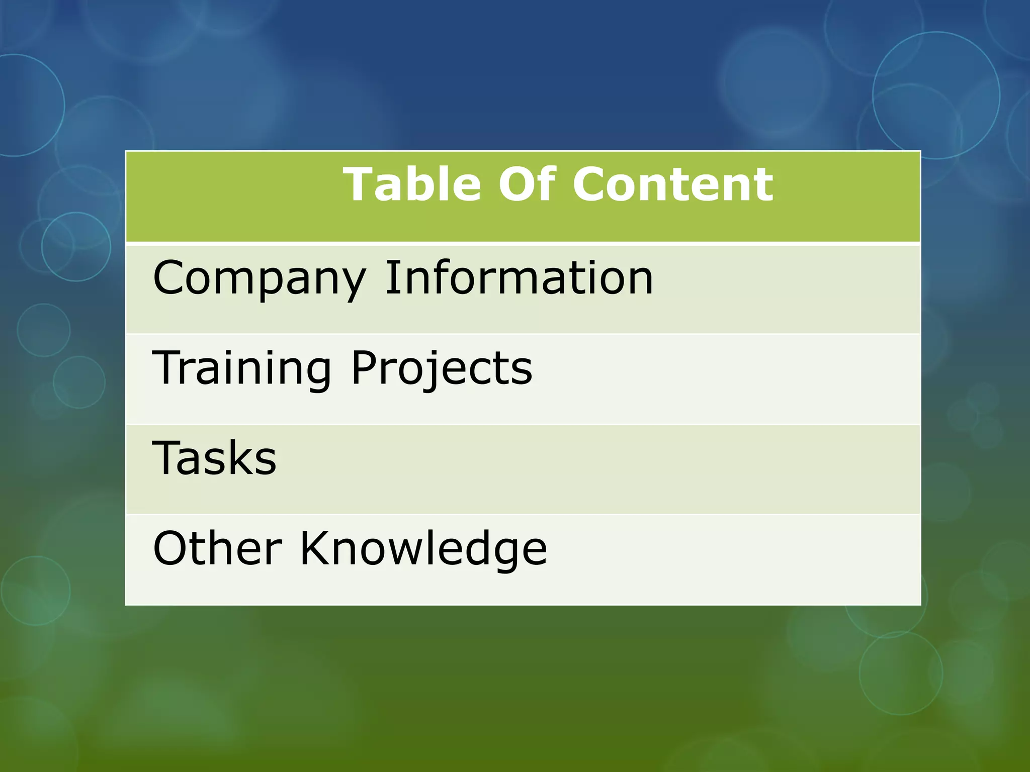 Work Experience Report | PPT