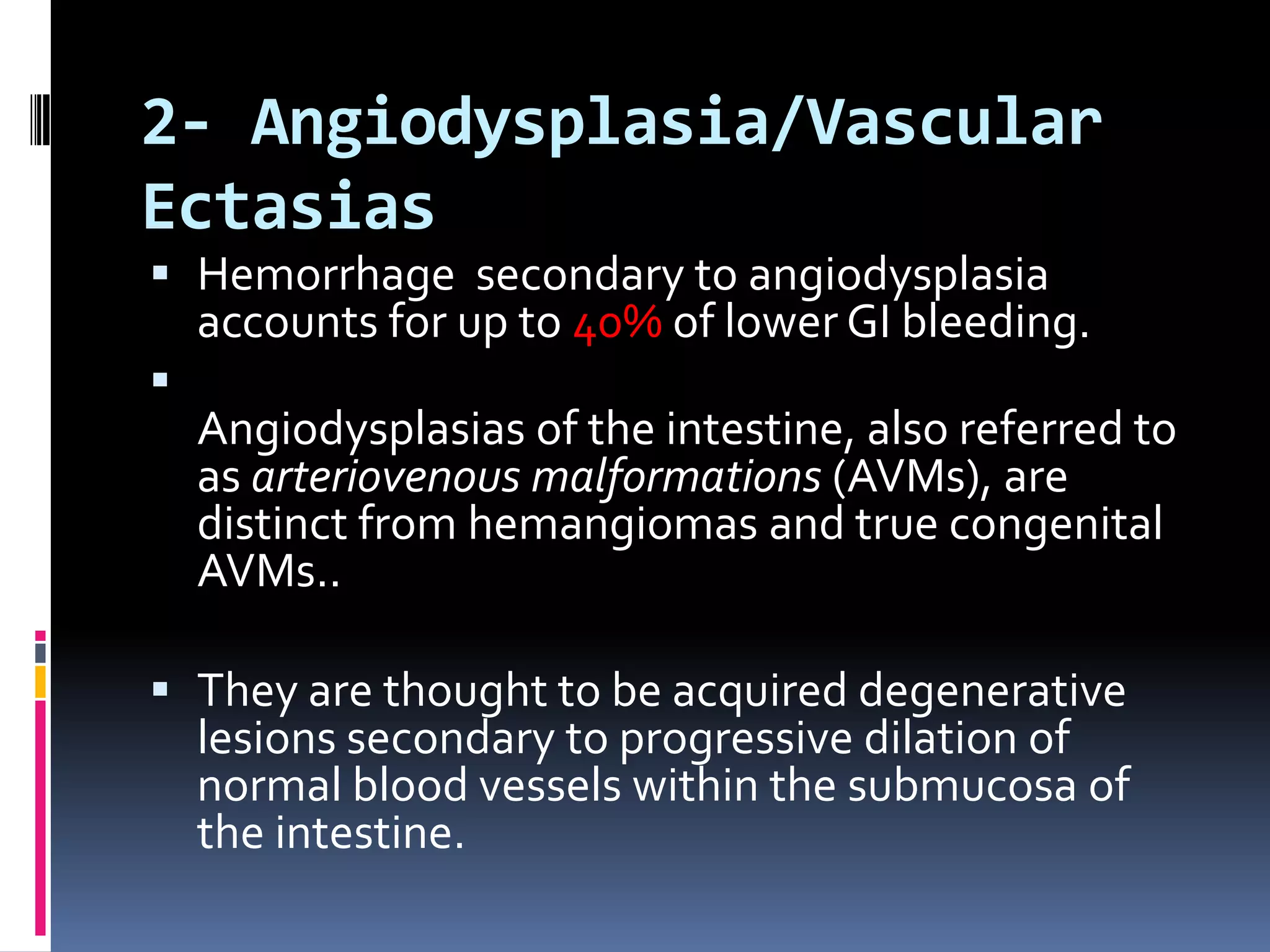 Lower Gastrointestinal Bleeding | PPTX