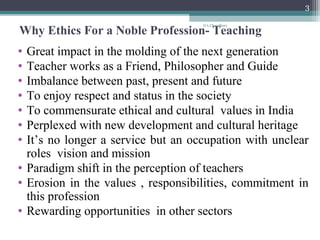 Professional ethics for Teachers | PPT