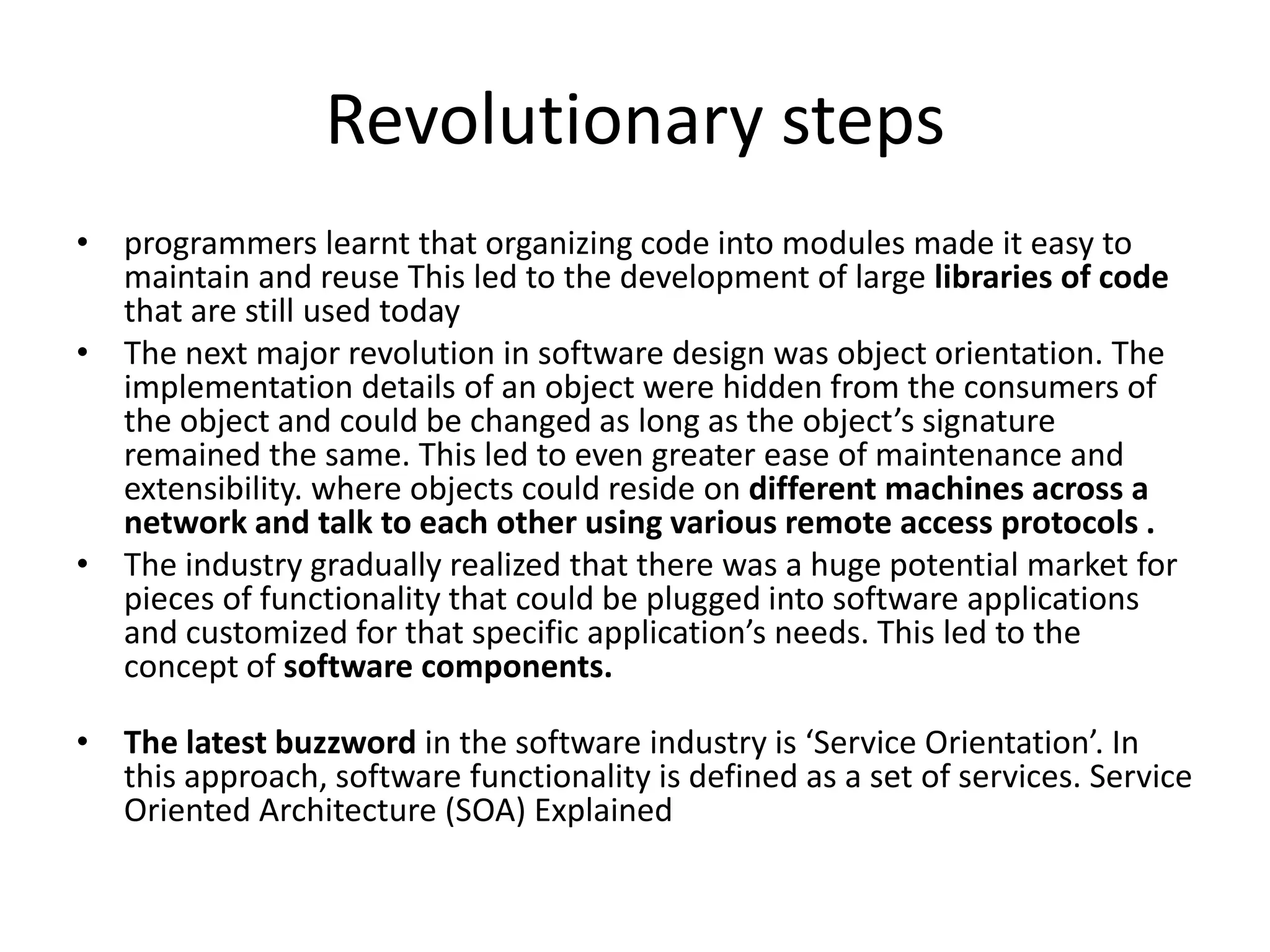 SOA (Service Oriented Architecture) | PPT