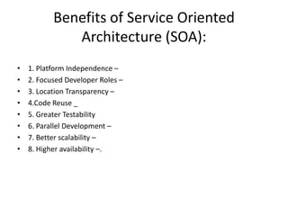 SOA (Service Oriented Architecture) | PPT