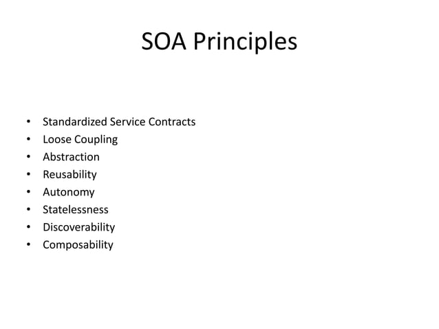 SOA (Service Oriented Architecture) | PPT