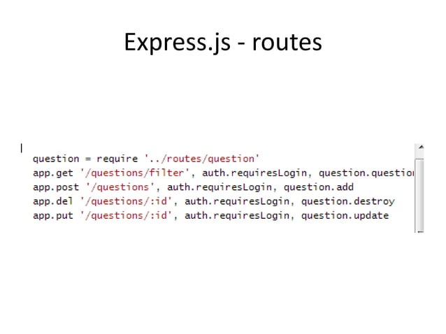 Application of nodejs in epsilon mobile | PPT