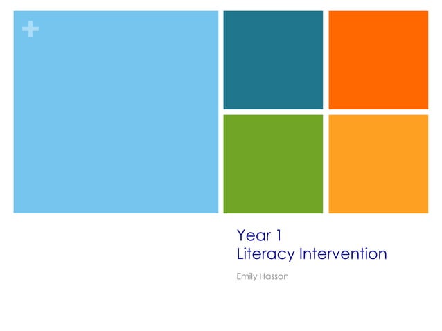 Interventions project proposal presentation | PPT