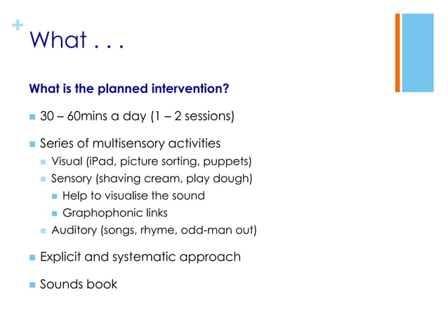 Interventions project proposal presentation | PPT