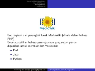 Pengenalan Pywikipediabot | PDF
