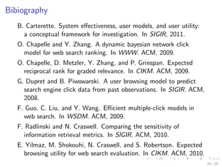 Click Model-Based Information Retrieval Metrics | PPT