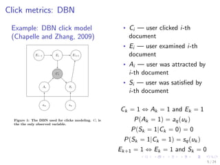 Click Model-Based Information Retrieval Metrics | PPT