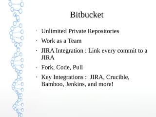 Introduction to Git(BitBucket) , Continuous Integration (Bamboo ...