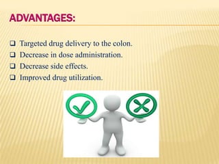 colon specific drug delivery system | PPTX