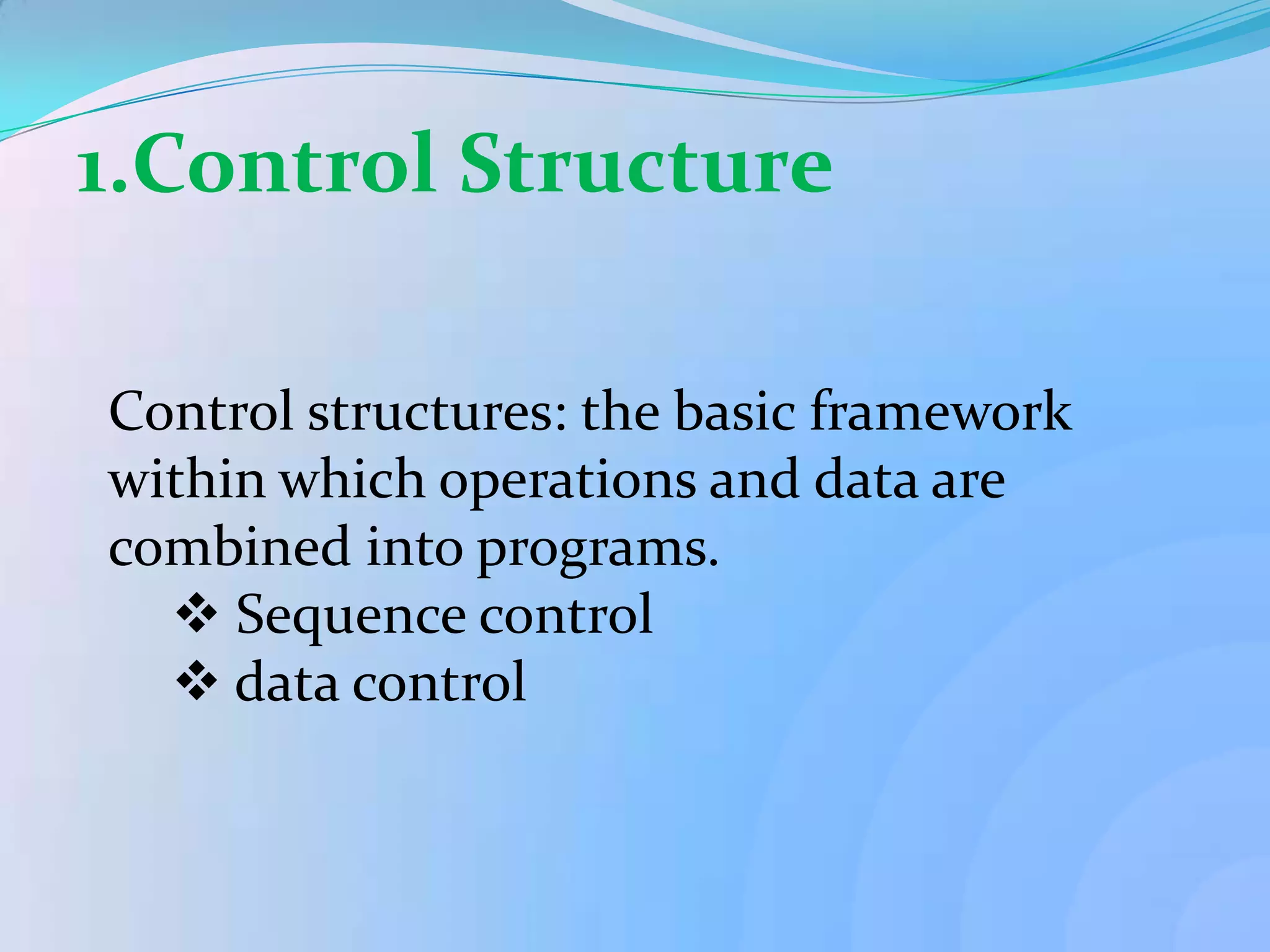 Implicit And Explicit Sequence Control With Exception Handling Pptx Programming Languages