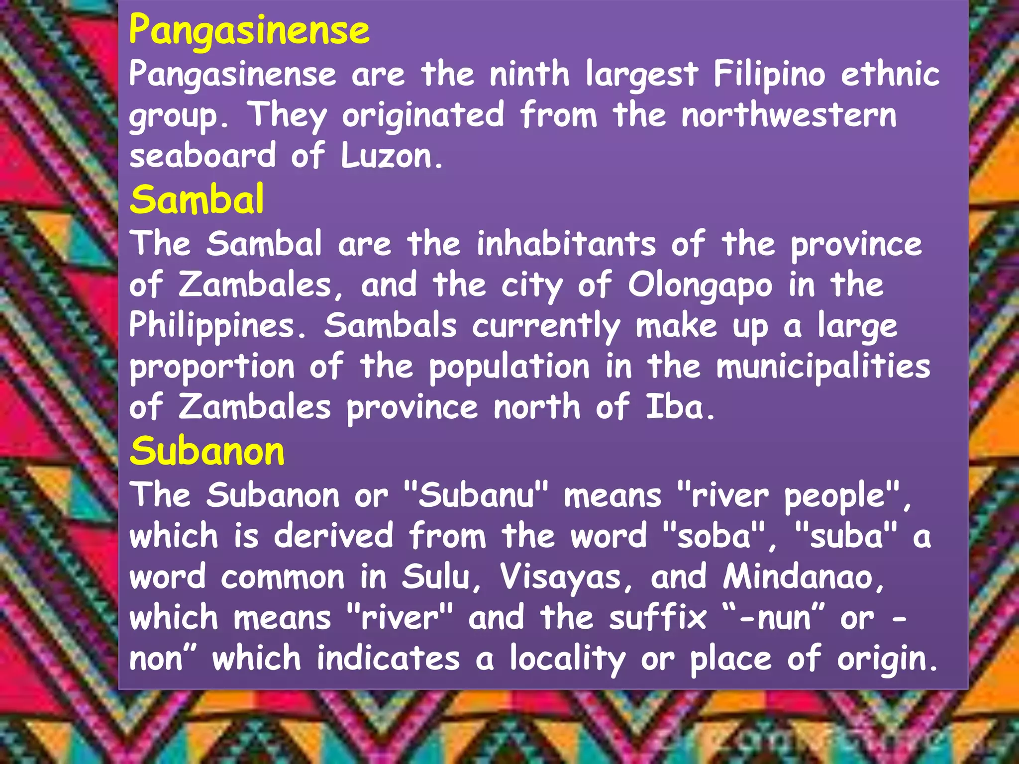 MULTICULTURAL EDUCATION Analyzing Cultural Group (BSED TLE 3) | PPTX