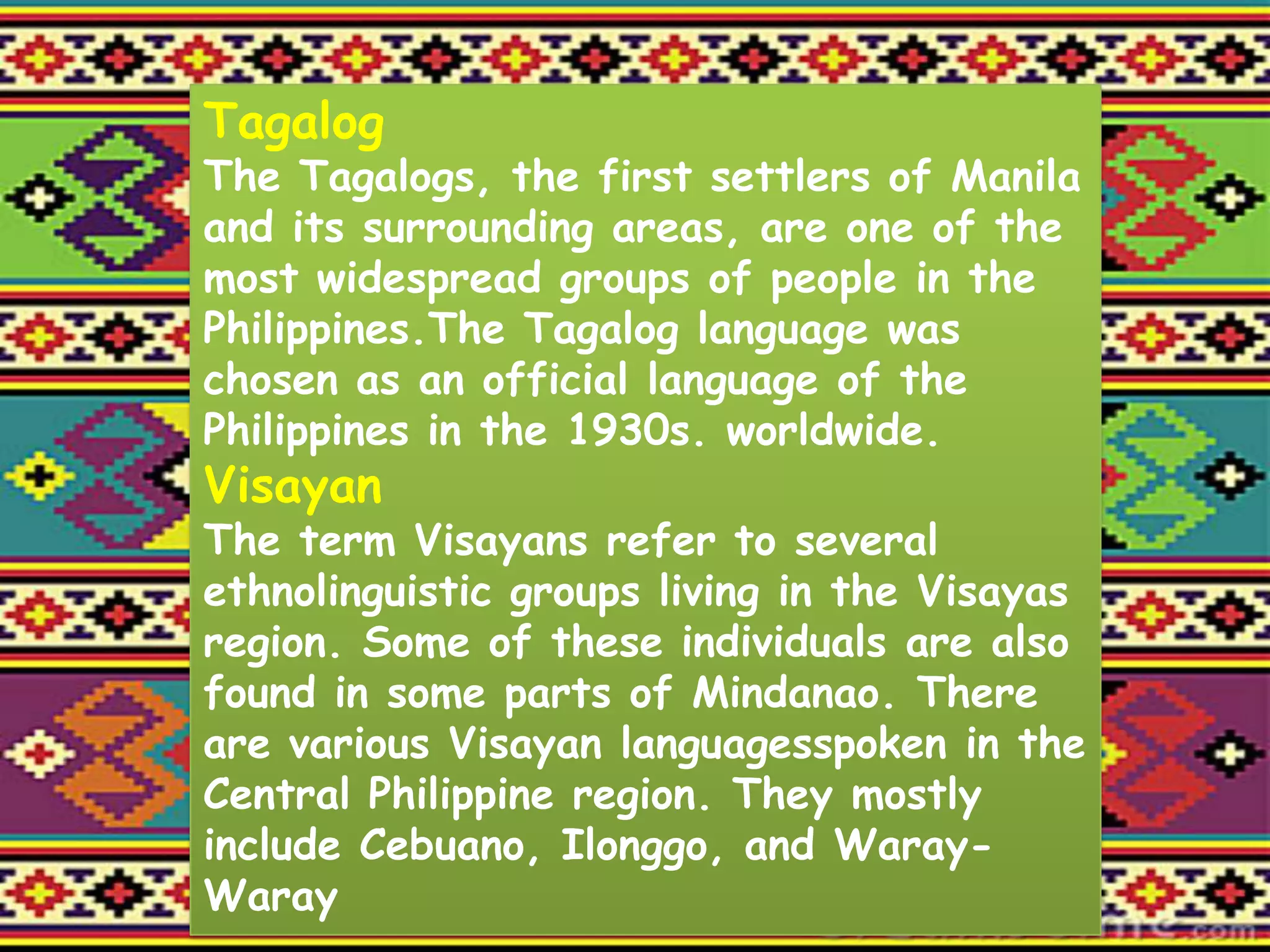 MULTICULTURAL EDUCATION Analyzing Cultural Group (BSED TLE 3) | PPTX