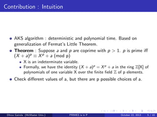 PRIMES is in P | PDF