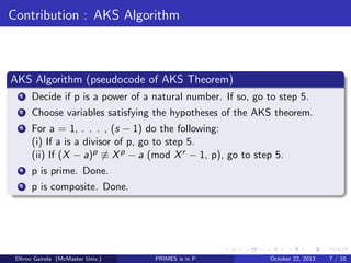 PRIMES is in P | PDF