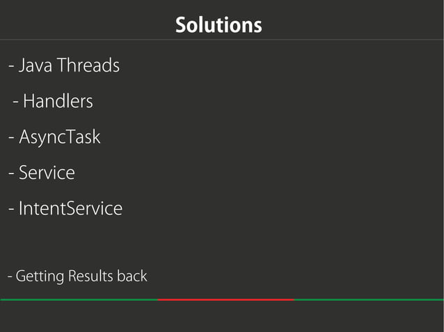 Android : Background Processing | PPT
