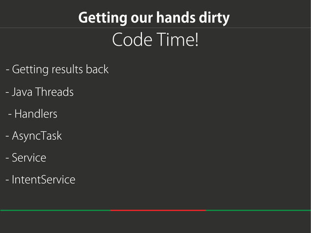 Android : Background Processing | PPT