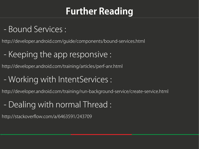 Android : Background Processing | PPT