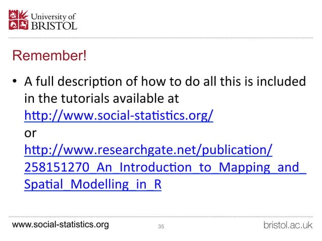 An Introduction to Mapping, GIS and Spatial Modelling in R ...