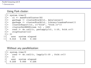 Parallel Computing with R | PPT