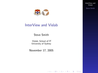 Vislab presentation | PPT