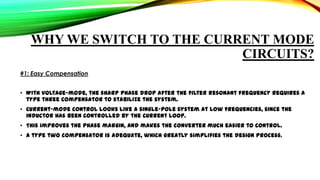 Current mode circuits & voltage mode circuits | PPTX