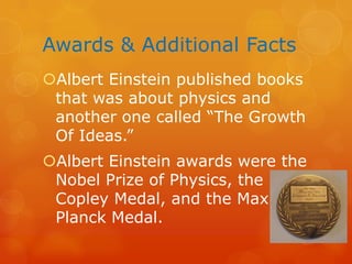 Albert Einstein's Life | PPTX