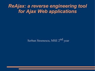 ReAjax Presentation | PPT