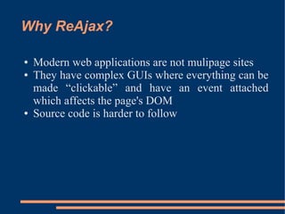 ReAjax Presentation | PPT