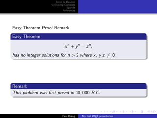First Presentation | PPT