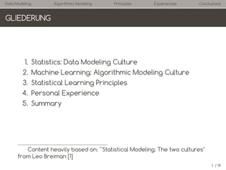 Statistical Modeling: The Two Cultures | PDF