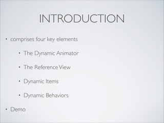 iOS UIkit Dynamic | PPT