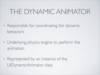 iOS UIkit Dynamic | PPT