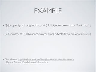 iOS UIkit Dynamic | PPT