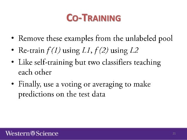 Semi Supervised Classification For Natural Language Processing
