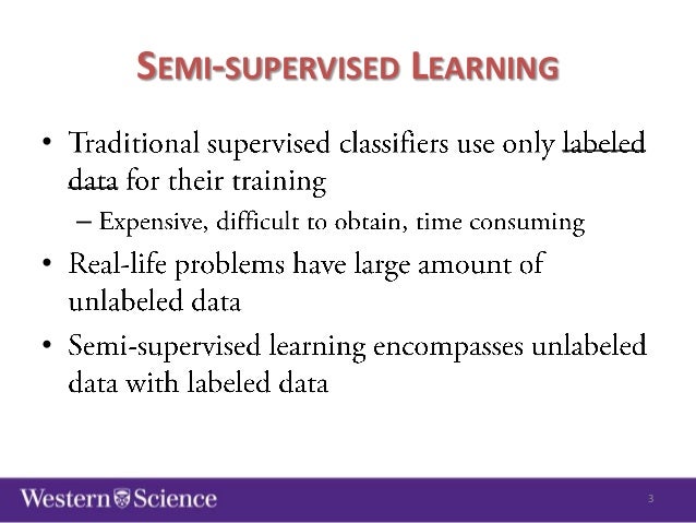 Semi-supervised classification for natural language processing Semi-supervised classification for natural language processing