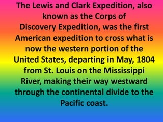 Lewis and Clark | PPTX