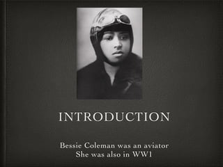 Bessie Coleman - Patrick R. | PDF