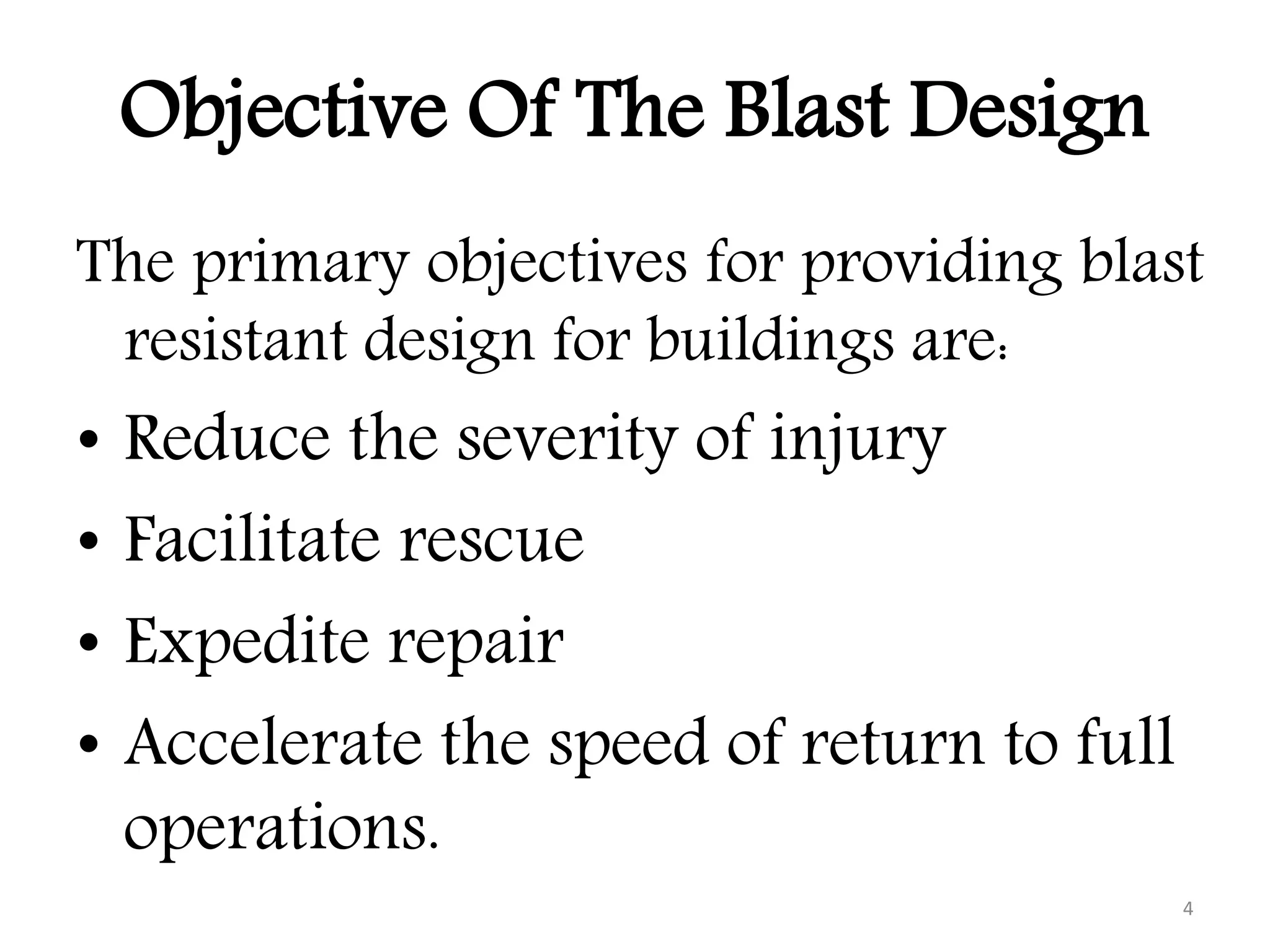 Architectural And Structural Design Of Blast Resistant Buildings ...
