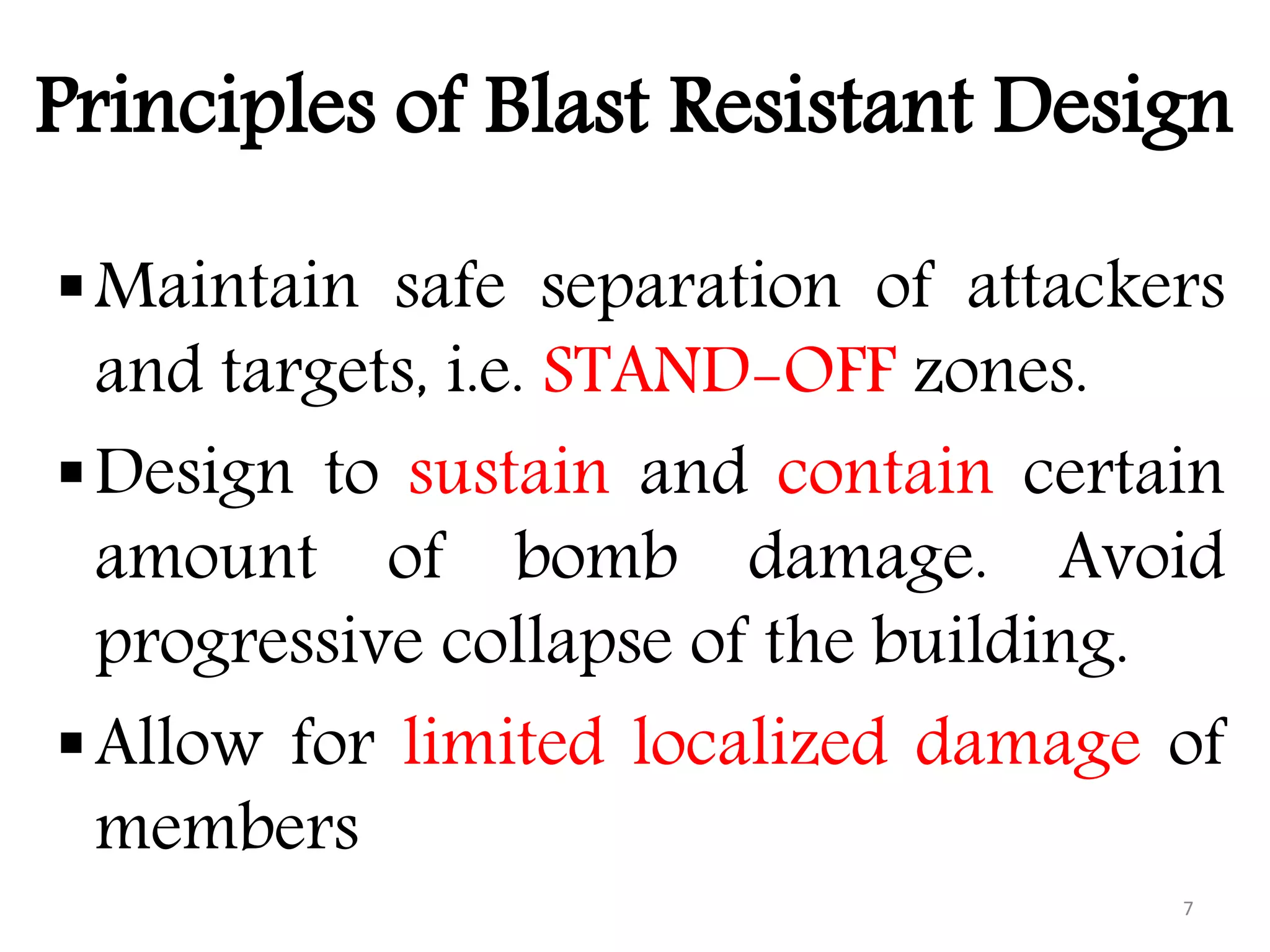 Architectural And Structural Design Of Blast Resistant Buildings ...