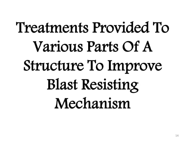 Architectural And Structural Design Of Blast Resistant Buildings ...
