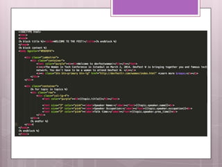 How to create a basic website with Python on Django | PPTX