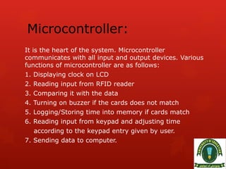 R.F.I.D Expert System Weekly Presentation By Muhammad Faizan Butt(1043 ...
