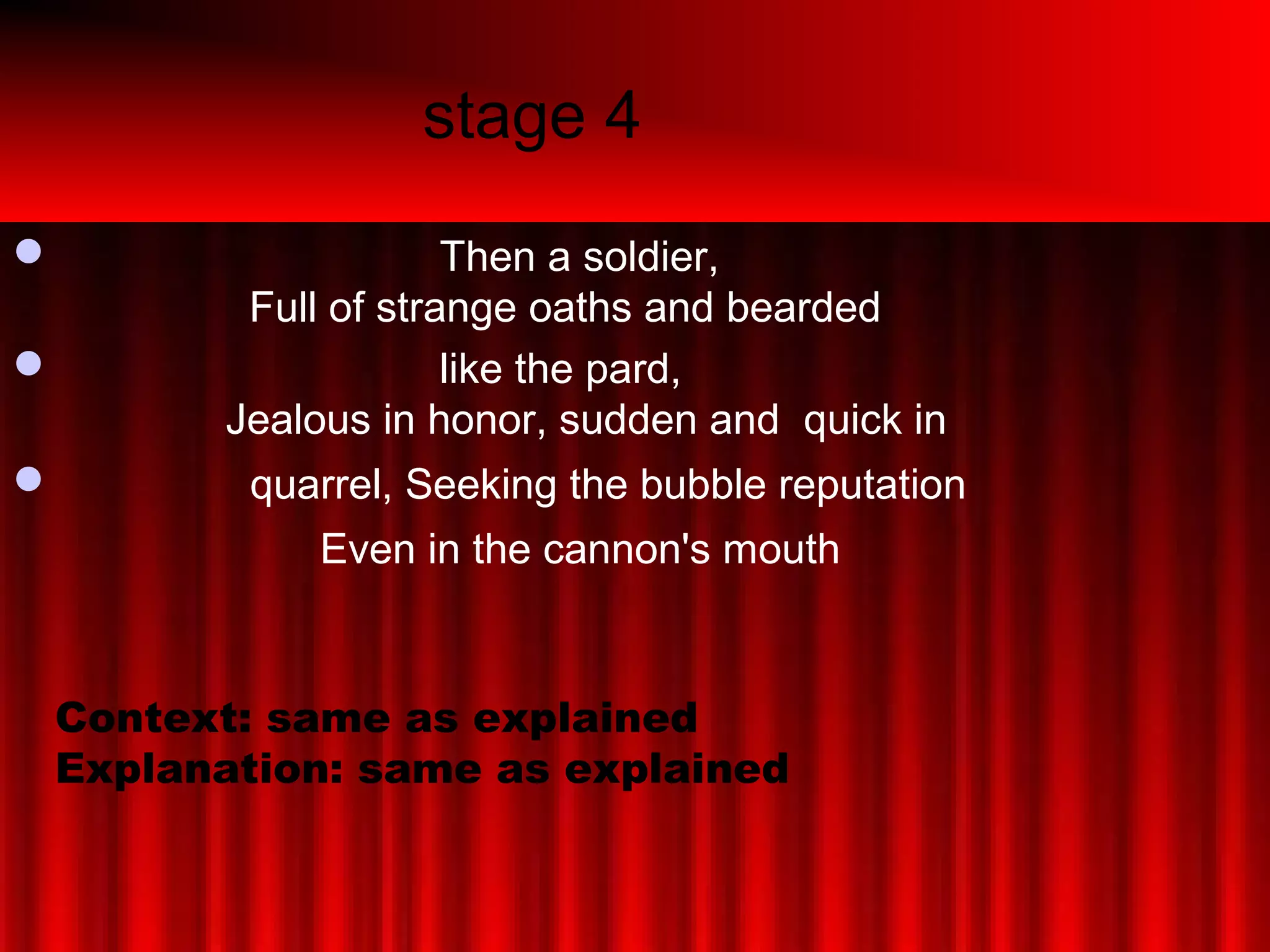 All the world's a stage poem theme, analysis,summary | PPT | Parenting ...