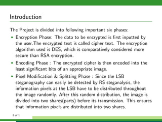 Steganography using visual cryptography | PDF | Information and Network ...