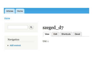 Overwriting code in Drupal | PPT